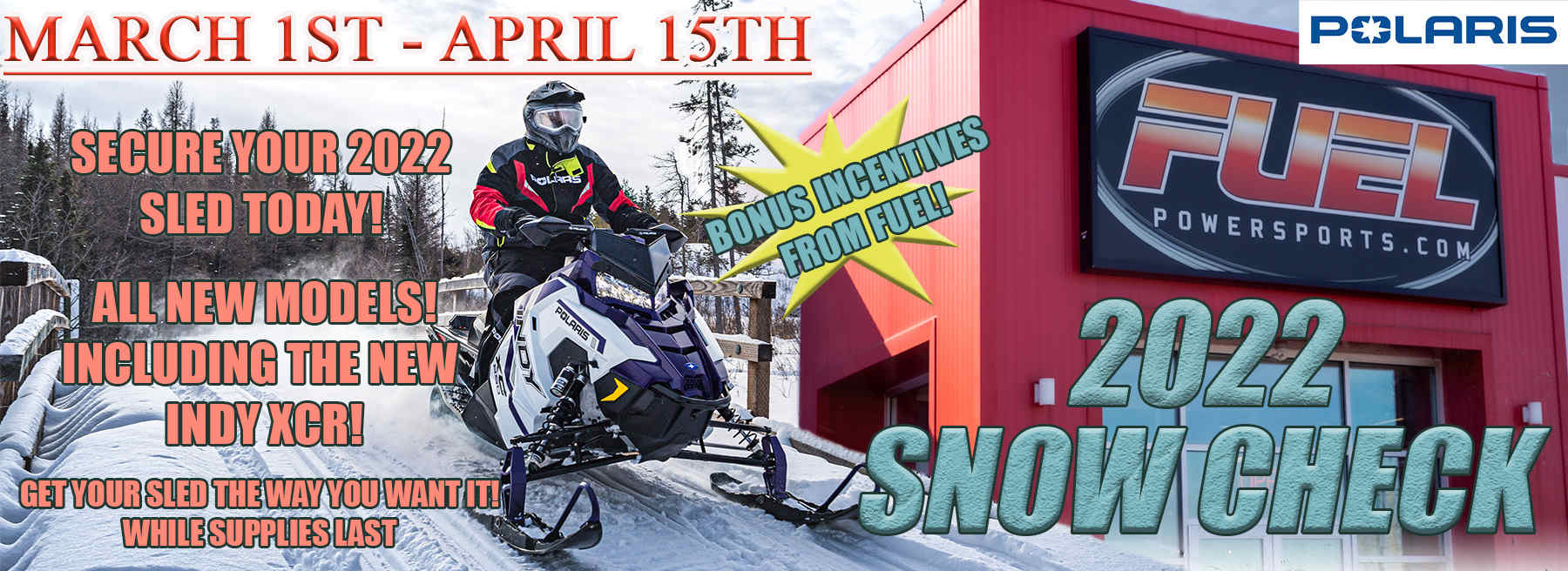 Snow Check | Fuel Powersports | West Bend Wisconsin